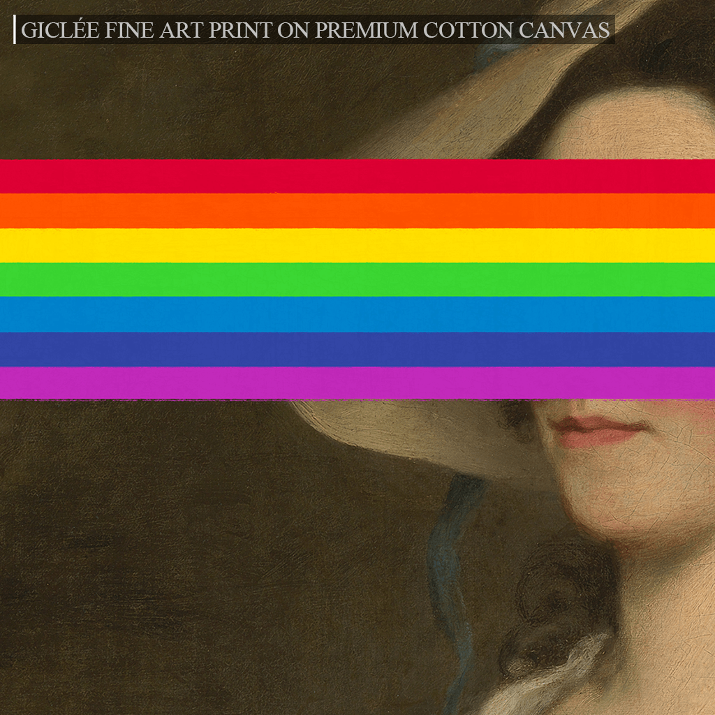 The Rainbow Lady - Quirky Limited Edition Art Print – Prince & Rebel